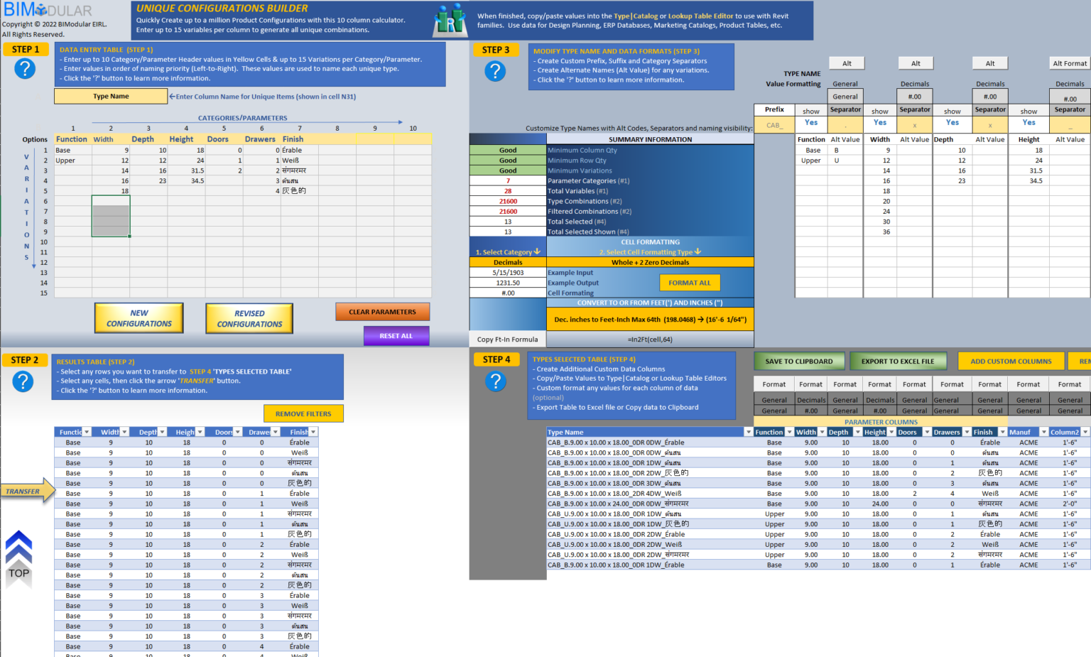Family Type Manager