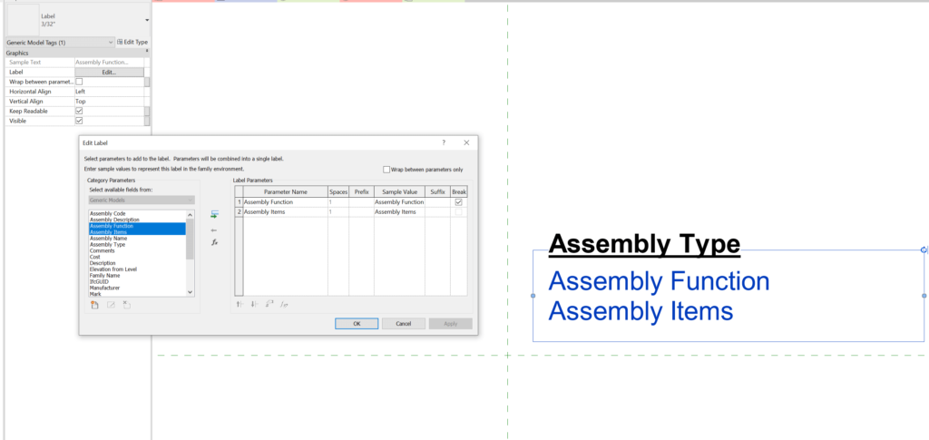 Revit Assembly Layers with Lookup Tables